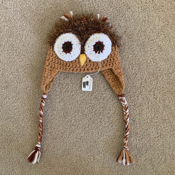 Accessories | Handmade Knit Owl Baby Hat | Poshmark